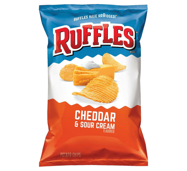 Ruffles Cheddar Cheese and Sour Cream Potato Chips 184g – Partridges
