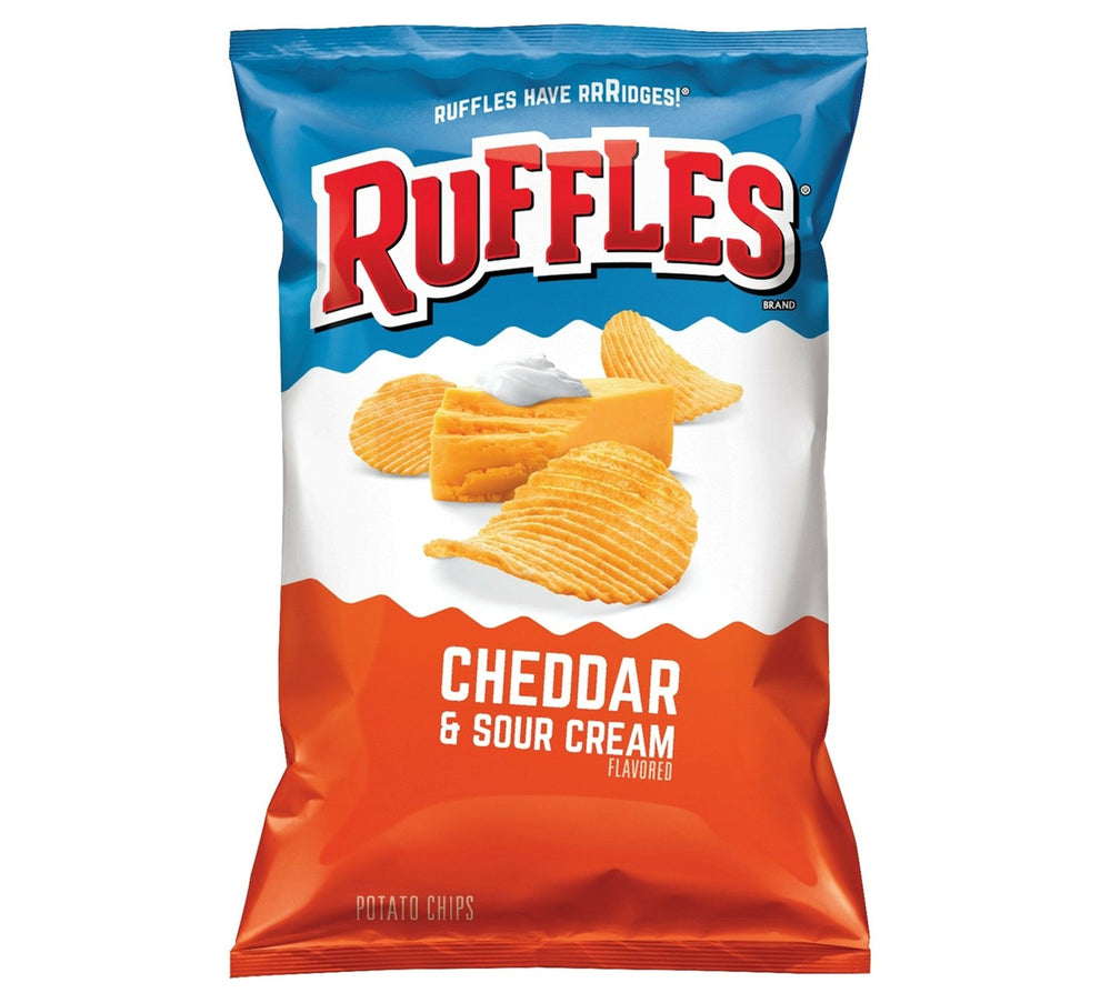 Ruffles Cheddar Cheese and Sour Cream Potato Chips 184g – Partridges